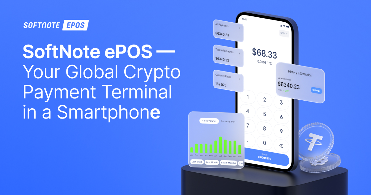 Crypto payments for business with the SoftNote - SoftNote Pay